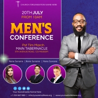 men's conference flyer Template | PosterMyWall