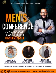 men's conference Template | PosterMyWall