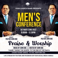 men's conference flyer Template | PosterMyWall