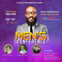 men's conference flyer Template | PosterMyWall