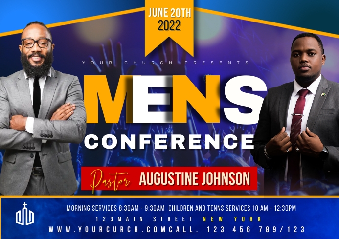 Copy of Men's Conference | PosterMyWall