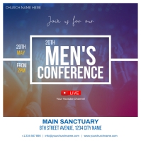 men's conference flyer Template | PosterMyWall