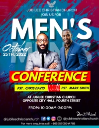 Men's conference Template | PosterMyWall