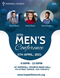 men's conference flyer Template | PosterMyWall