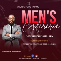 MEN'S CONFERENCE POSTER Template | PosterMyWall