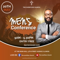 MEN'S CONFERENCE POSTER Template | PosterMyWall