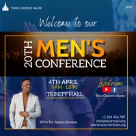 men's conference Template | PosterMyWall
