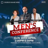 men's conference poster Template | PosterMyWall