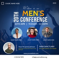 Men's Conference Template | PosterMyWall
