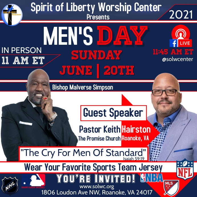 Men's Day 2021 Template | PosterMyWall