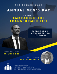 men's conference flyer Template | PosterMyWall