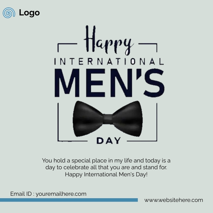 Men's Day Template | PosterMyWall