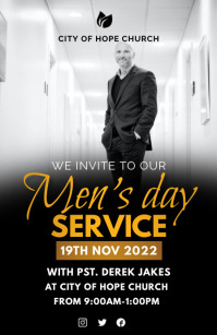 Men's day flyer Template | PosterMyWall