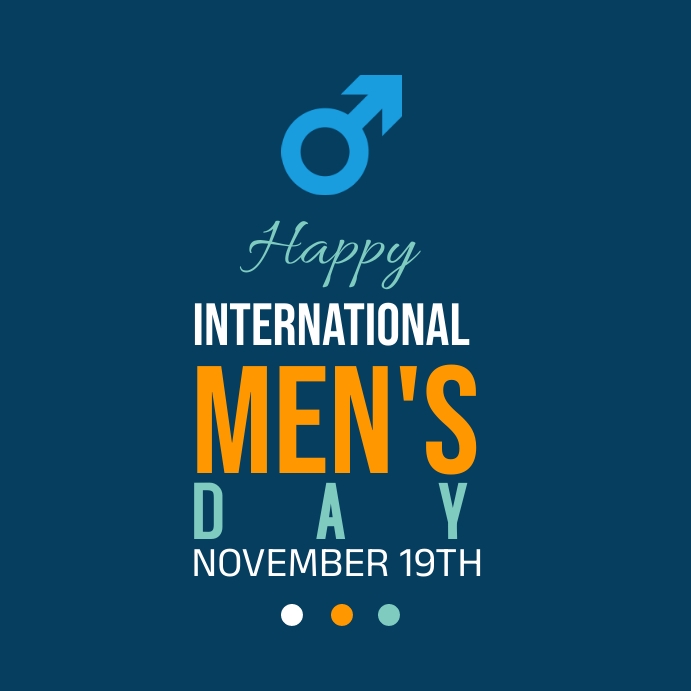 Men's Day Instagram Post. Template | PosterMyWall