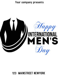 Men's day poster Template | PosterMyWall