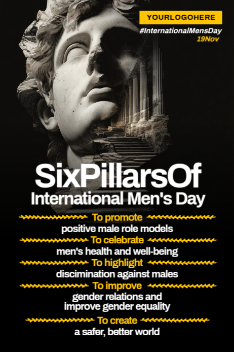 Men's Day Six Pillars Template | PosterMyWall