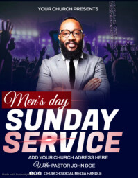 men's day sunday Template | PosterMyWall