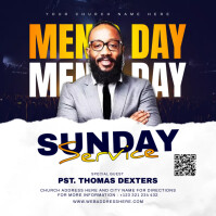 men Sunday Template | PosterMyWall