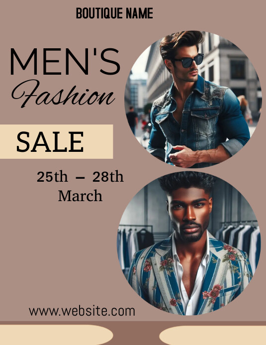 Men's fashion ads Template | PosterMyWall