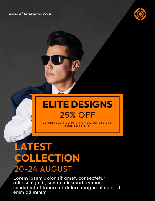 Plantilla de Men's fashion flyer | PosterMyWall