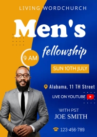 Men's Fellowship Template | PosterMyWall