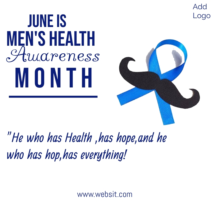 Copy of Men's Health Awareness month Instagram post | PosterMyWall