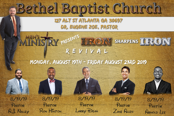 Men's Revival Template | PosterMyWall