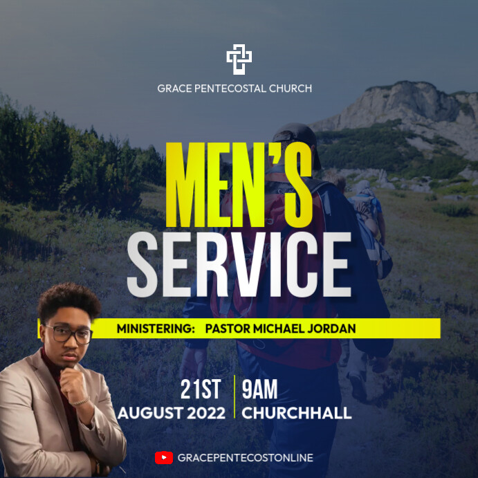 Men's service Template | PosterMyWall