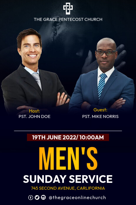 Men's service Template | PosterMyWall