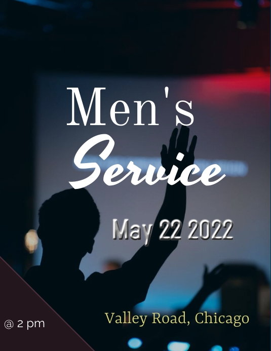 Men's Service Template | PosterMyWall