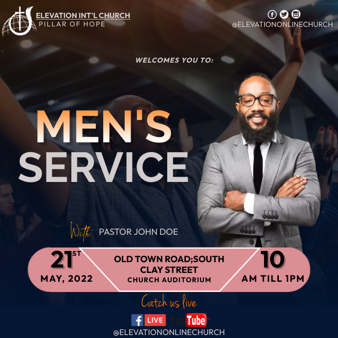 Men's service Template | PosterMyWall