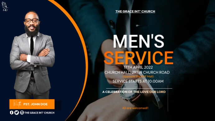 Men's service Template | PosterMyWall
