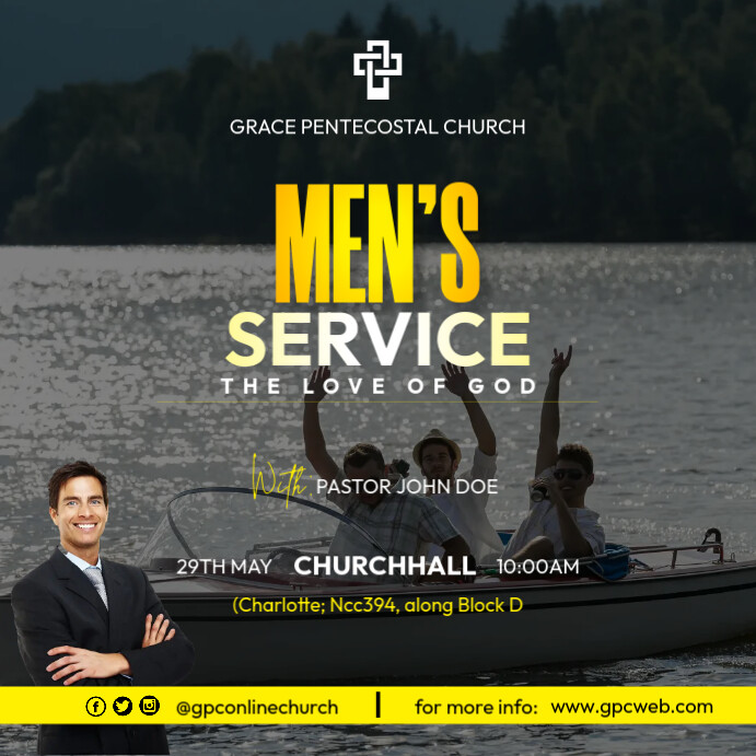 men's service Template | PosterMyWall