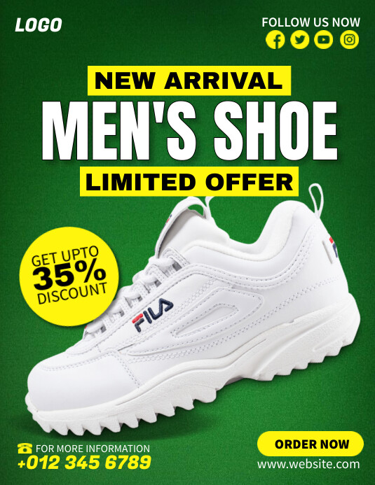 Men's Shoe Ads Template | PosterMyWall