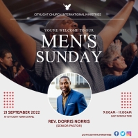 men's sunday flyer design Template | PosterMyWall