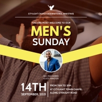 Christian Church Men Conference Flyer Template | PosterMyWall