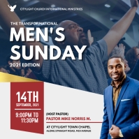 Christian Church Men Conference Flyer Template | PosterMyWall