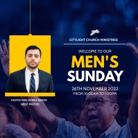 men's sunday Template | PosterMyWall