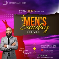 MEN SUNDAY Template | PosterMyWall