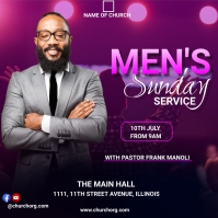 MEN SUNDAY Template | PosterMyWall