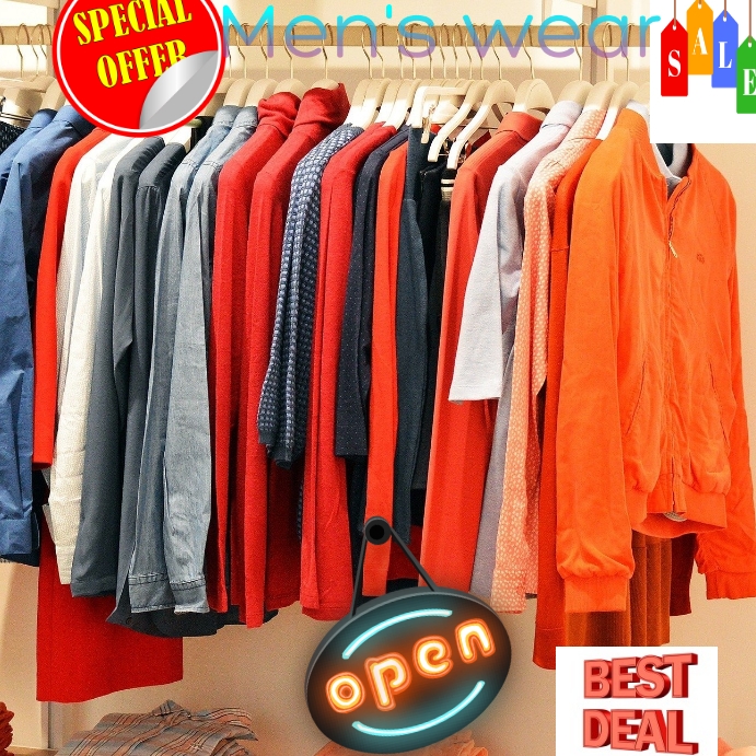Men's wear flyer Template | PosterMyWall