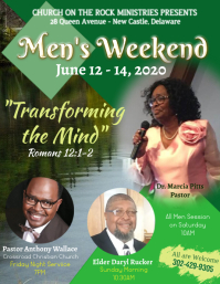 MEN church flyer Template | PosterMyWall