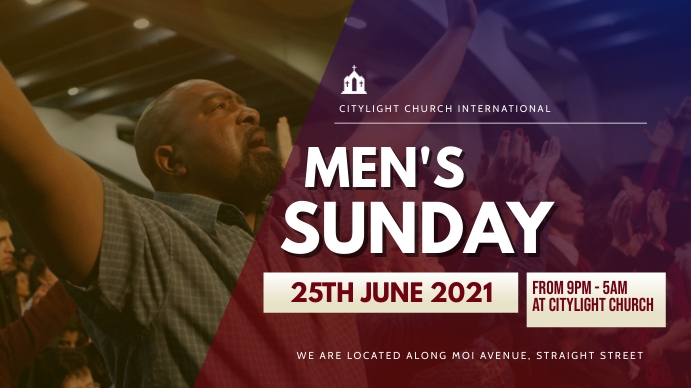 Copy of MEN church flyer | PosterMyWall