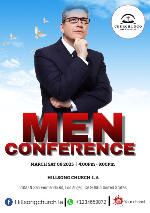 Copy of Men Conference Event | PosterMyWall