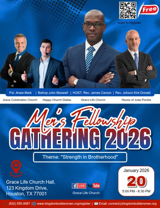 Men Gathering Event Template | PosterMyWall