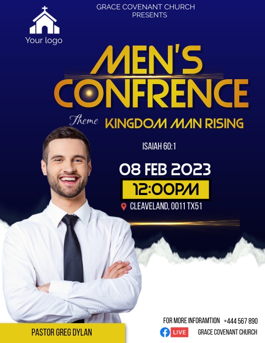 MEN SERVICE Template | PosterMyWall