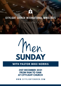 MEN church flyer Template | PosterMyWall