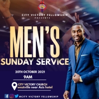 MEN'S SUNDAY Template | PosterMyWall