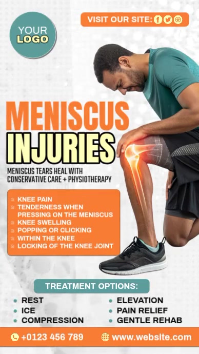 Modèle Meniscus Injury | PosterMyWall