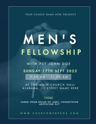 Men's Fellowship Template | PosterMyWall